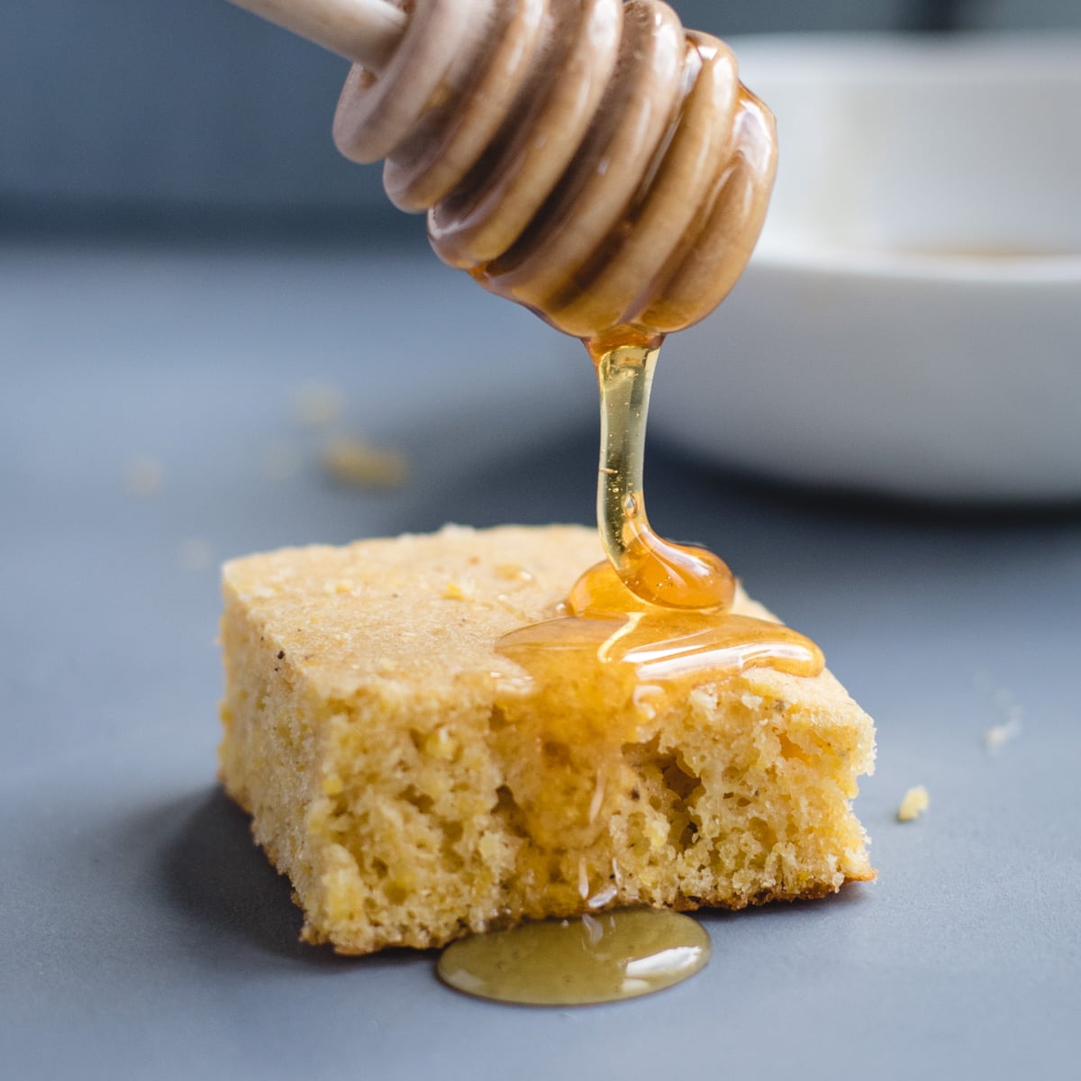 Whole Wheat Cornbread - Fluffy and Moist - Feasting not Fasting