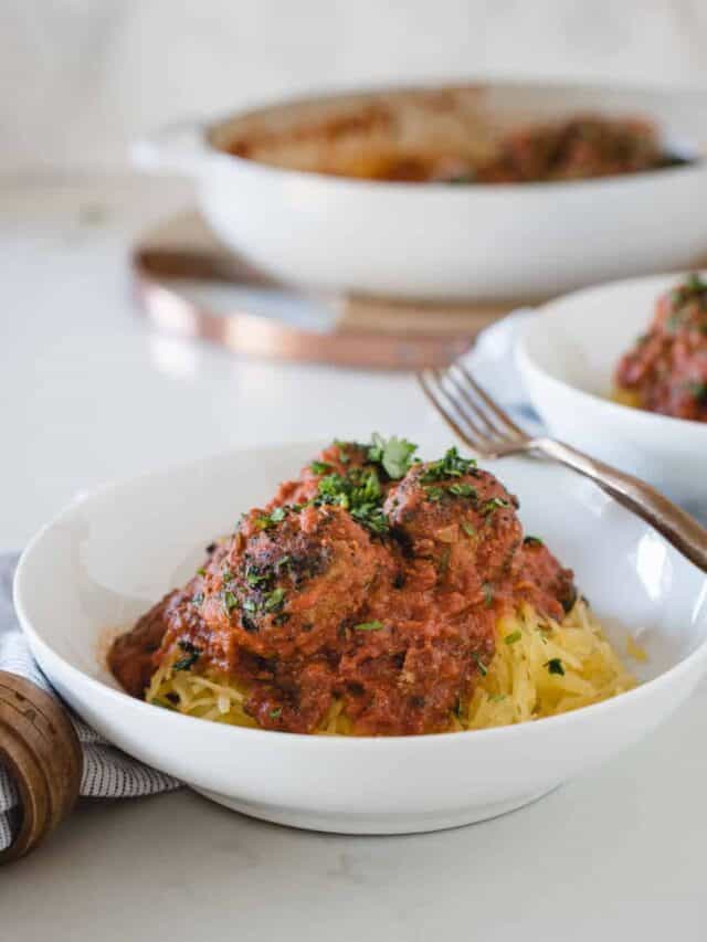 Bison Meatballs - Feasting not Fasting