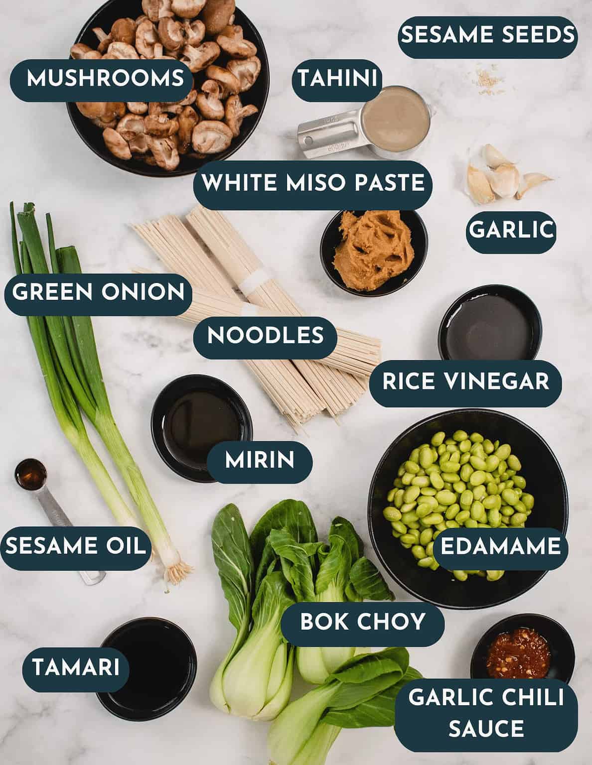 Easy 20-Minute Miso Noodles (Vegetarian) - Feasting not Fasting